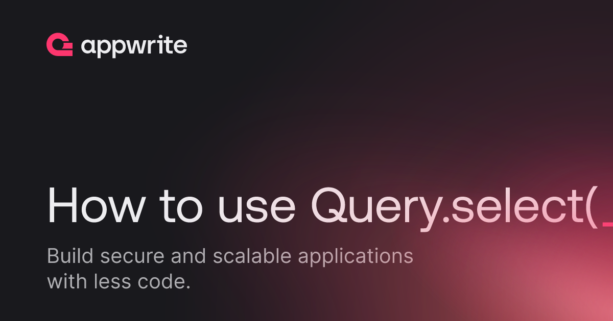 How To Use Lect For Related Collection Threads Appwrite